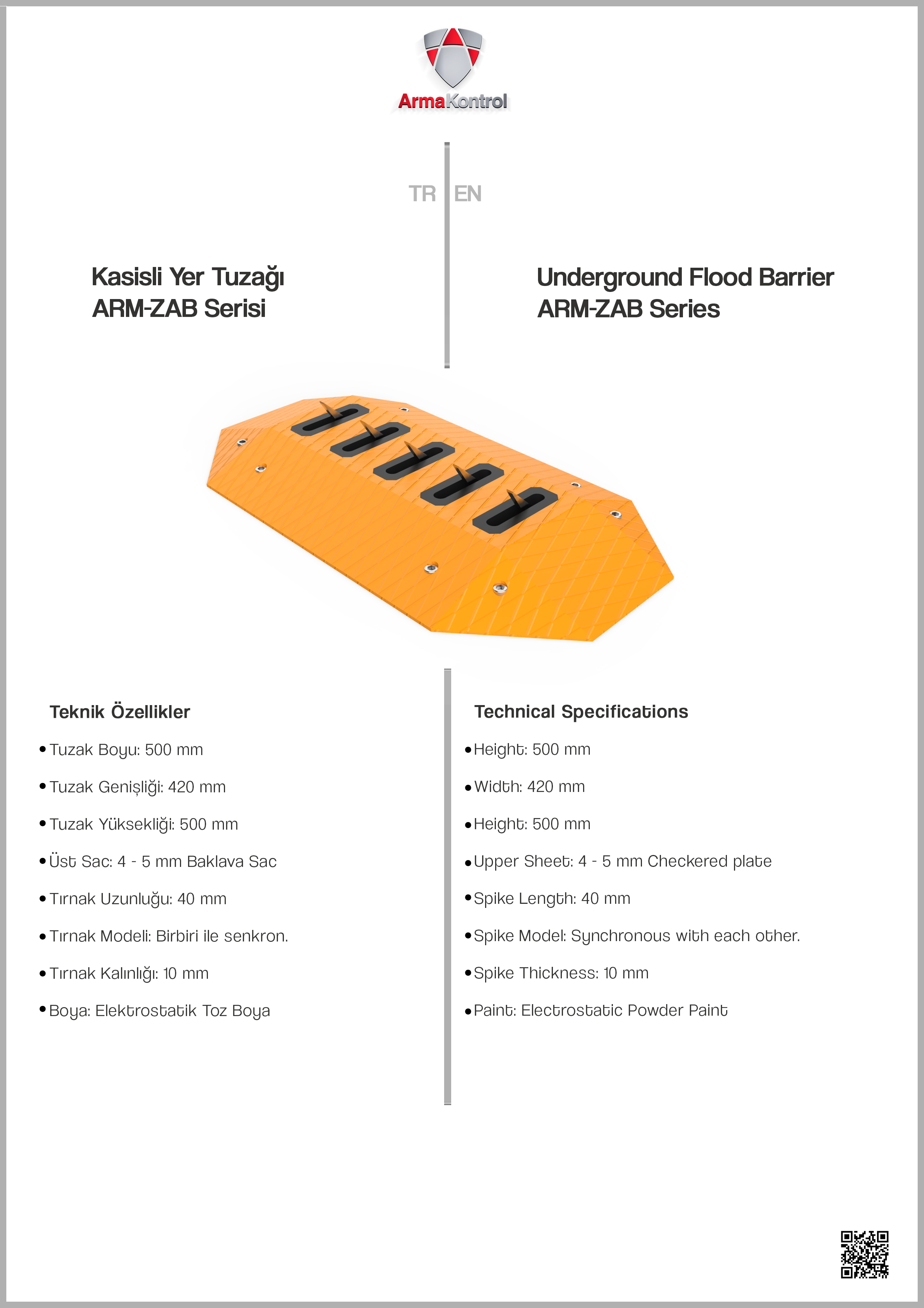 Bumpy Above Ground Trap
